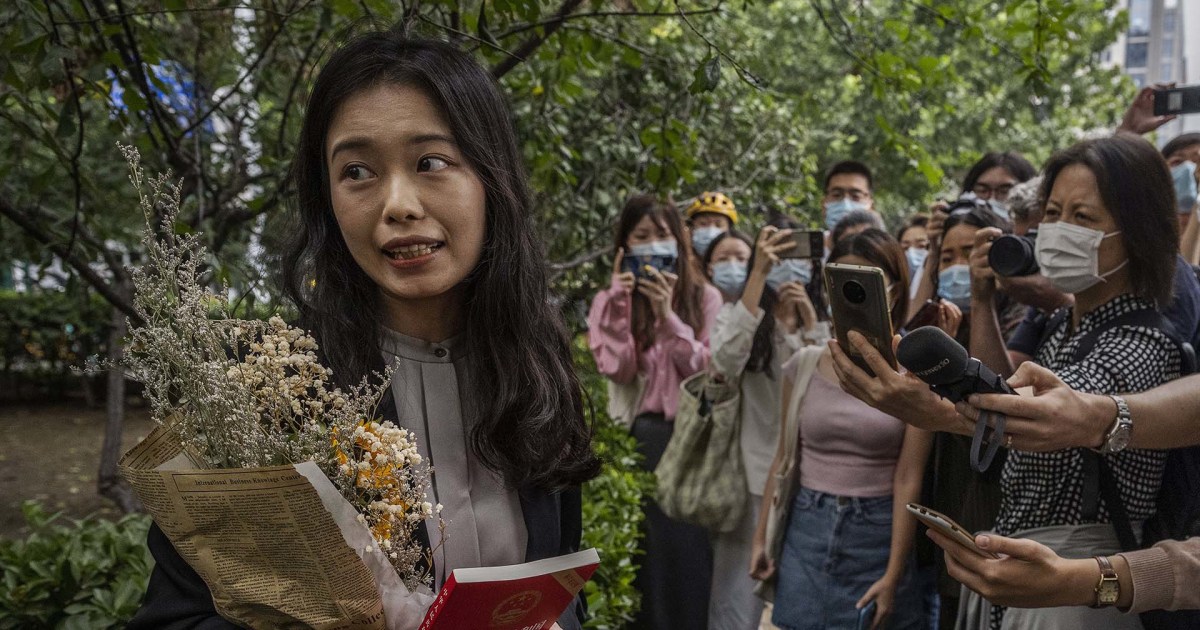 China's landmark #MeToo case returns to court in Beijing