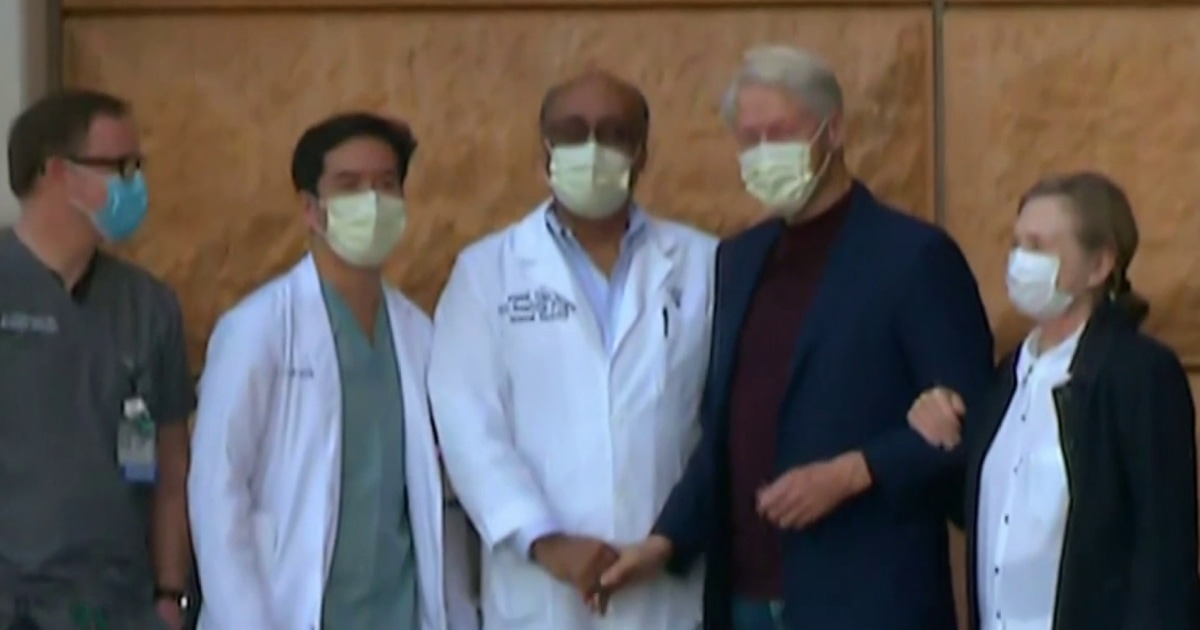 Former President Bill Clinton discharged from hospital