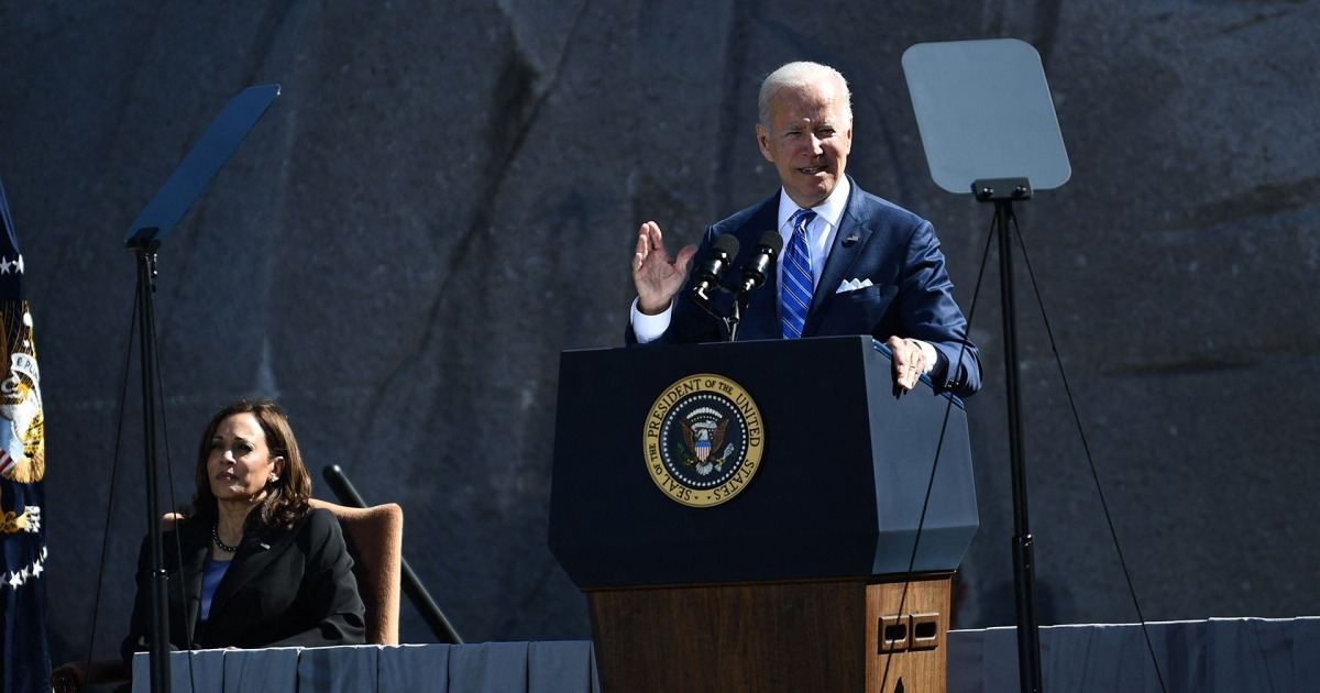 Biden at MLK memorial: Voting rights ‘under unrelenting assault’ from ...