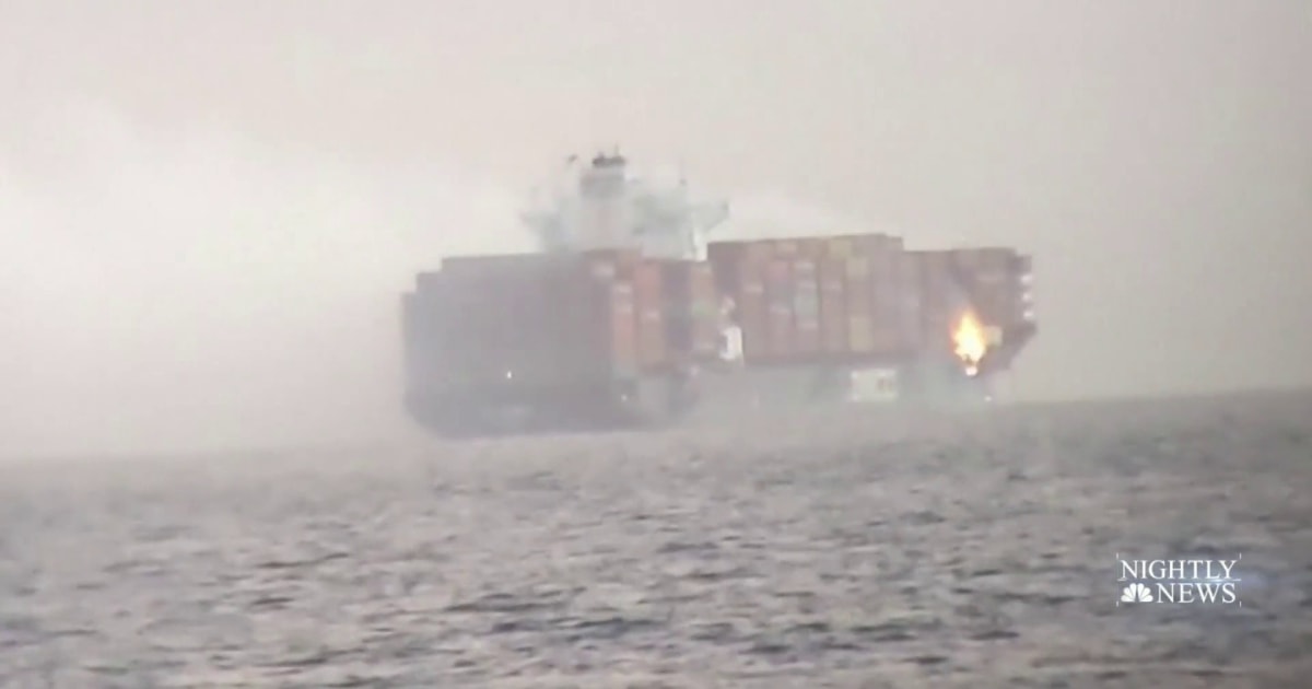 Cargo ship fire latest obstacle in supply chain
