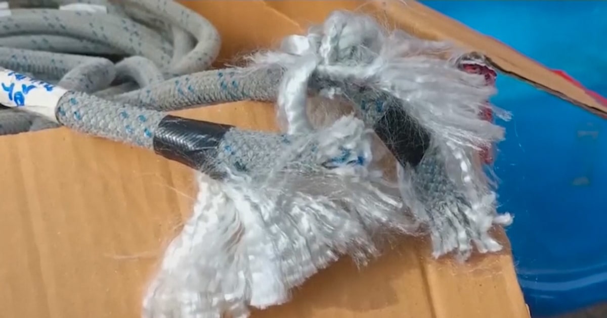 Painters left hanging outside high-rise after woman cut rope, police say