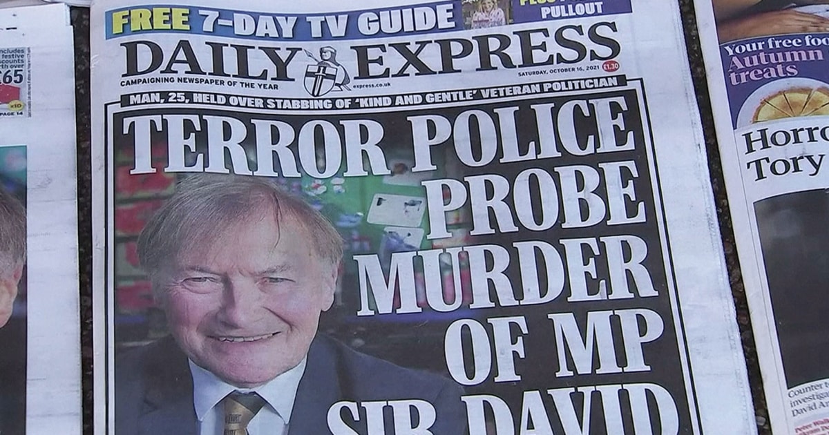 Tributes to British MP murdered in knife attack