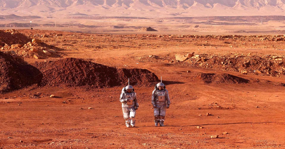 Scientists simulate Mars surface in Israeli desert crater