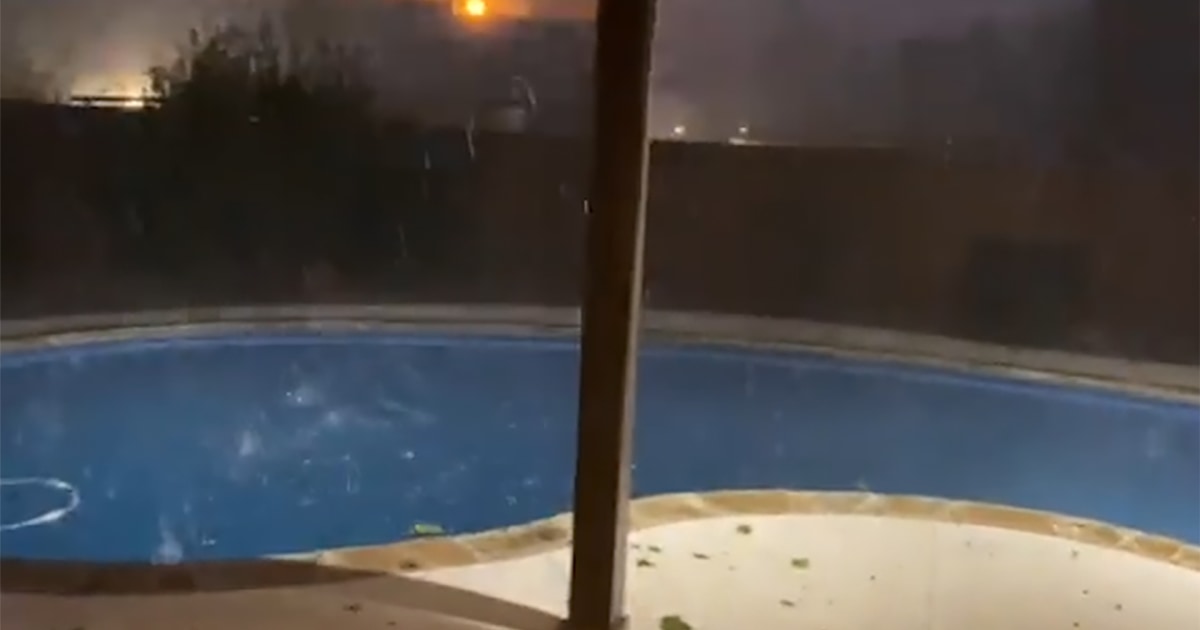 WATCH: Videos show extreme hail falling during Oklahoma storm