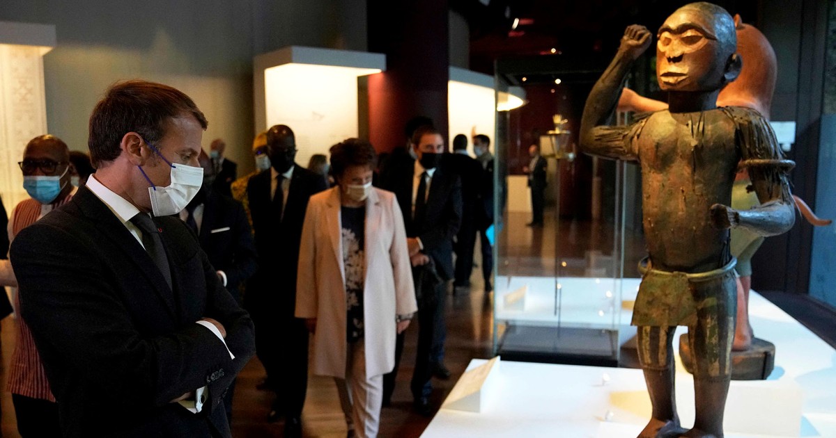 Macron hosts ceremony as France returns colonial loot to Benin