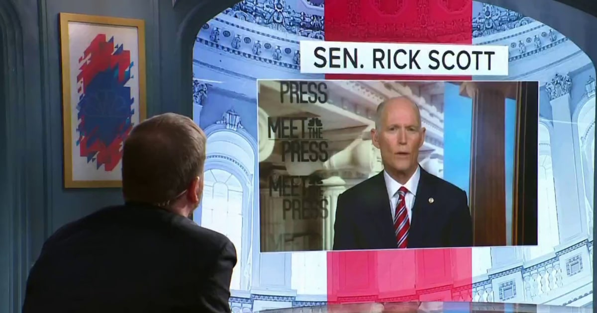Rick Scott: 'Ask Donald Trump' why he keeps peddling stolen election claims
