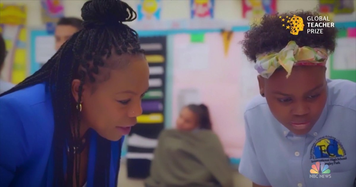 Maryland teacher wins $1 million global prize, hopes to help more students