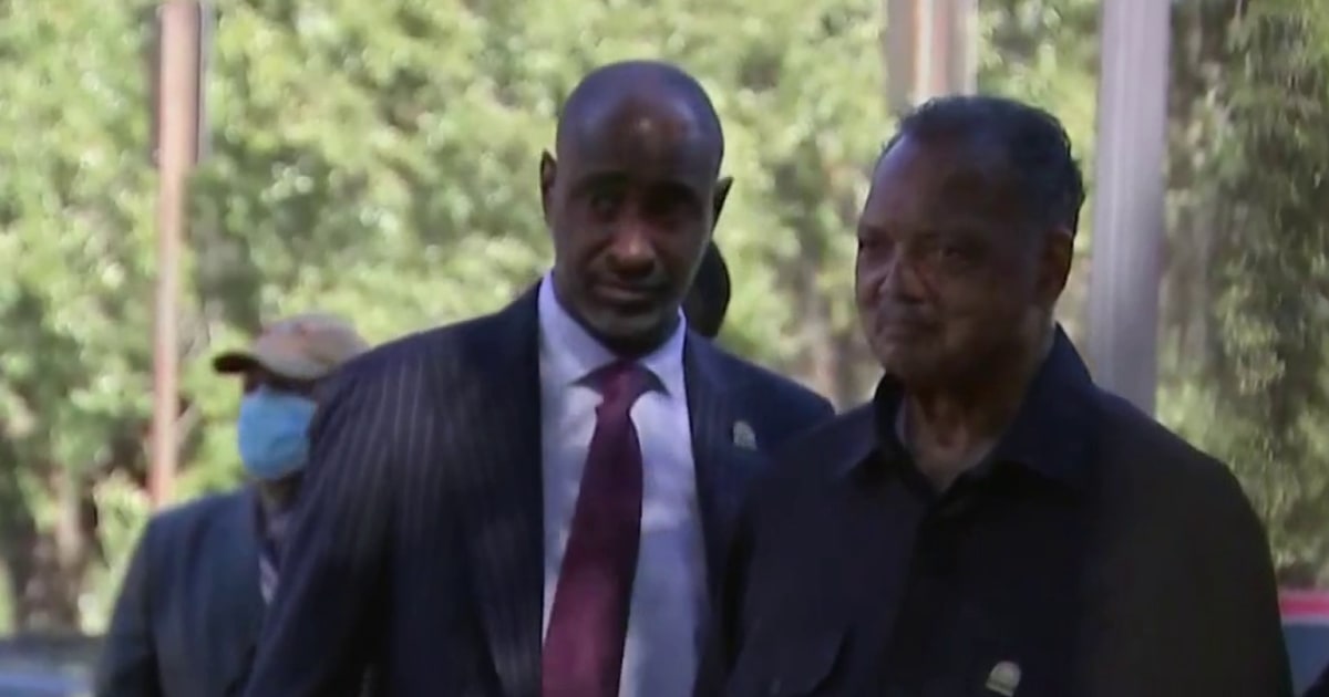 Judge denies request to remove Jesse Jackson from court in Arbery death trial