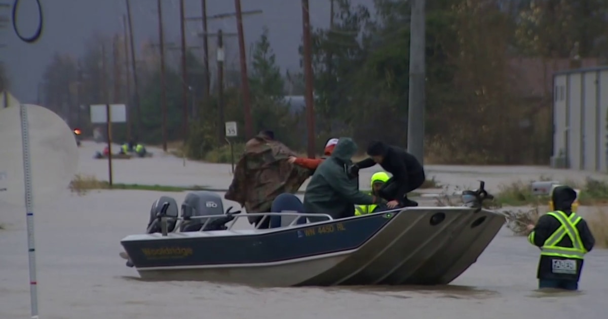 Record-setting rains flood the Pacific Northwest