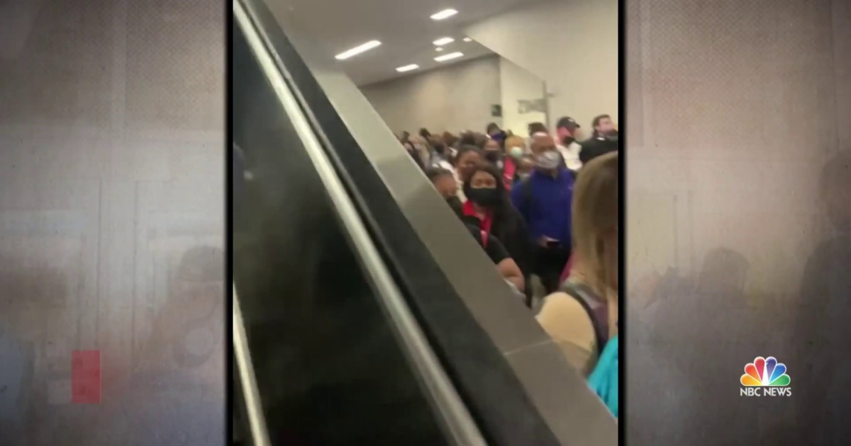 Manhunt underway after panic at Atlanta Airport
