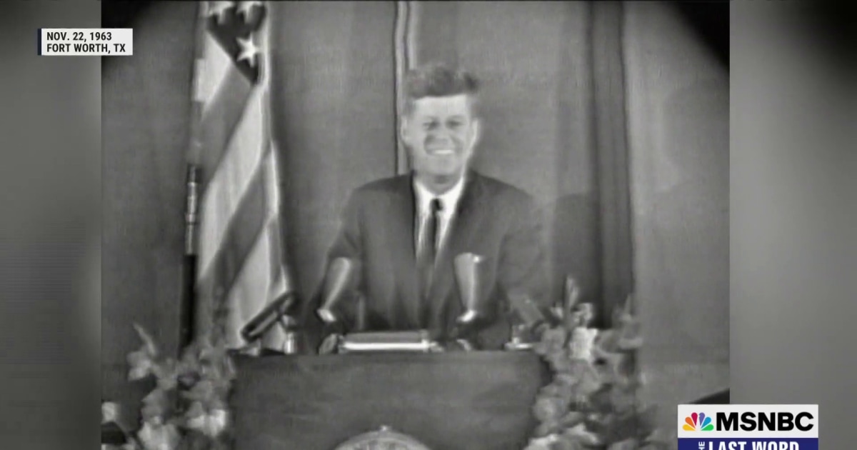 JFK left the nation with a message of hope for the future