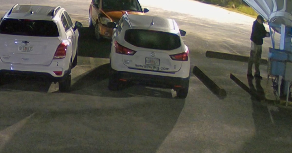 Security footage shows man sabotaging satellite dishes at Florida NBC ...