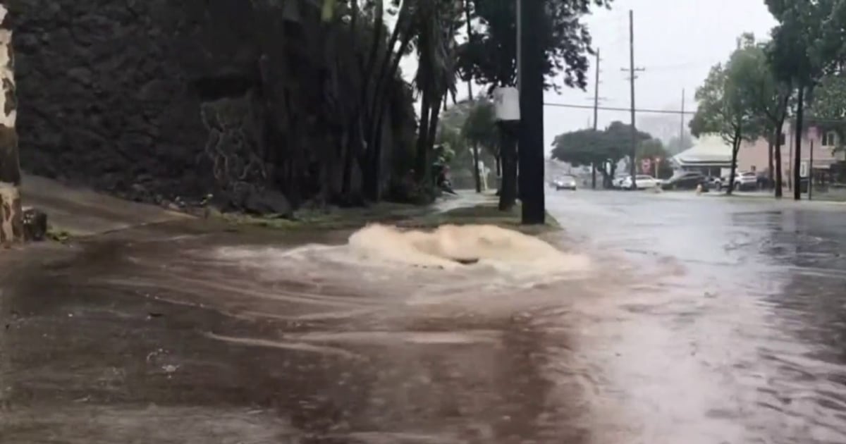 25 inches of rain expected in parts of Hawaii