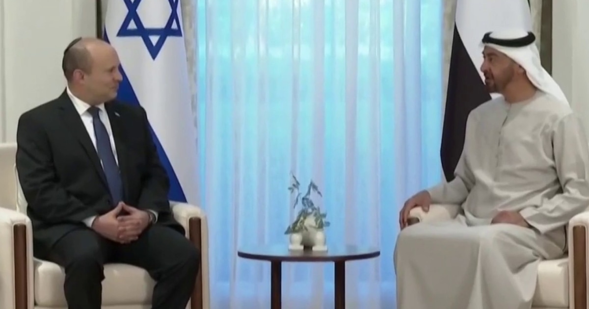 Israeli prime minister meets with UAE Crown Prince Mohammed Bin Zayed