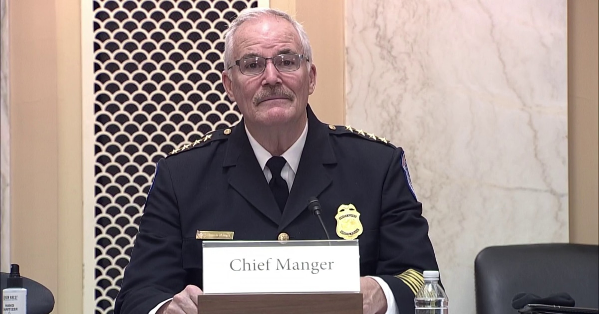 Capitol Police chief testifies on 'significant improvements' made since ...