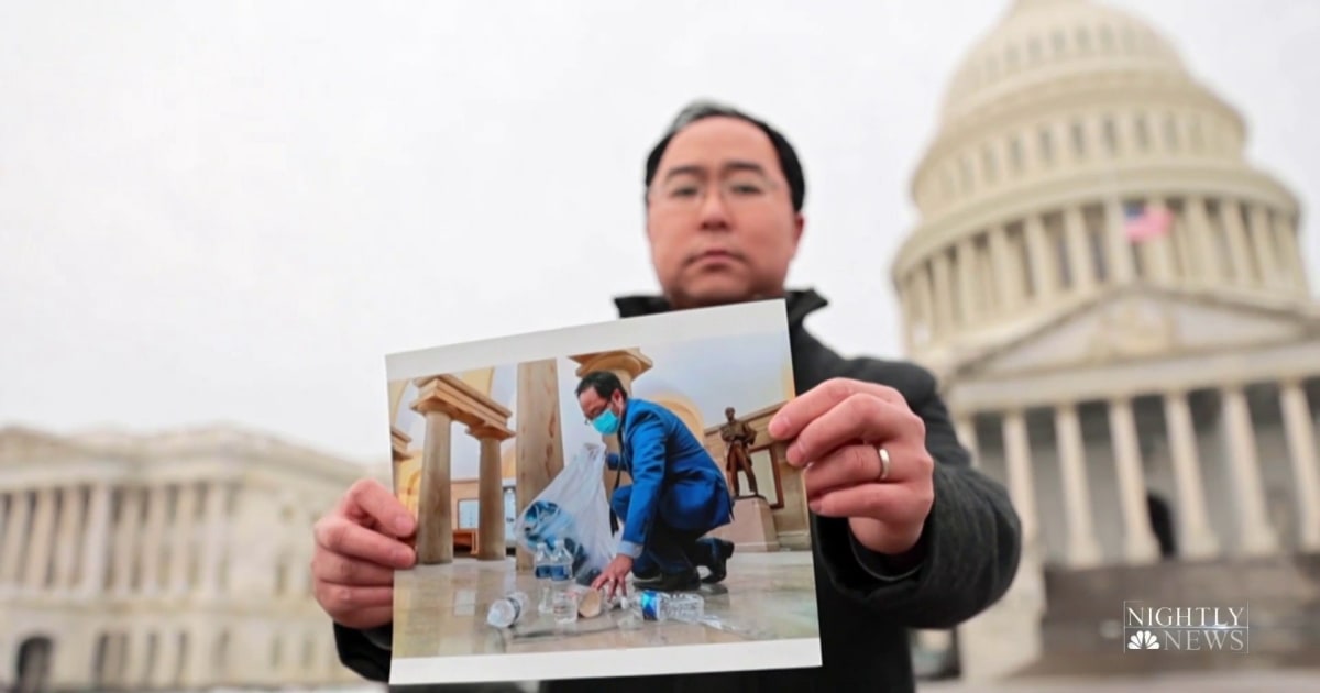 Rep. Andy Kim, seen in viral photo, on resilience and recovery after Jan. 6