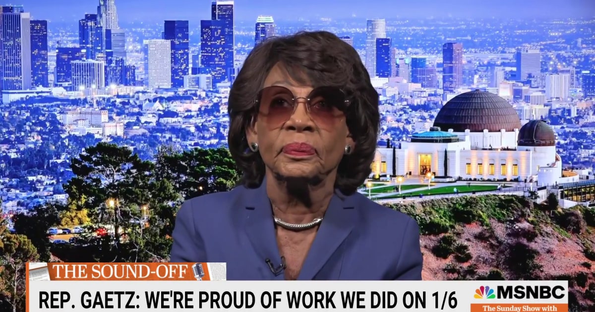 Rep. Maxine Waters sounds off on voting rights and the 1/6 investigation