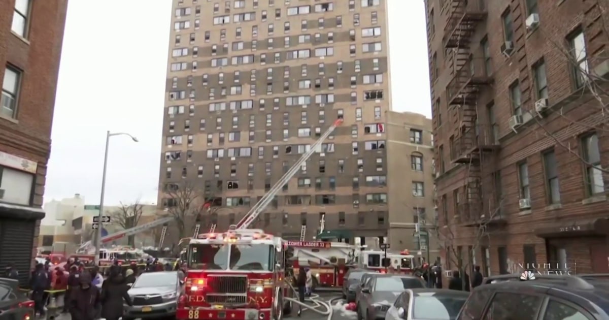 Deadly fire kills at least 19 in Bronx apartment building