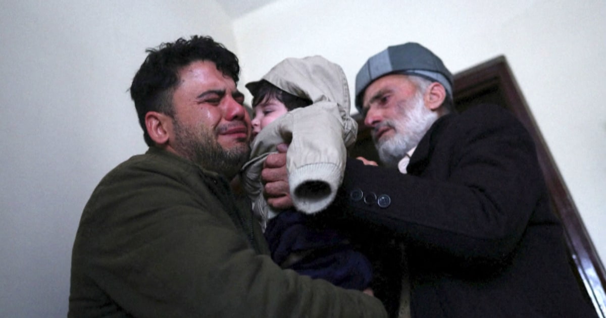 Afghan baby separated from parents at Kabul airport chaos returned ...