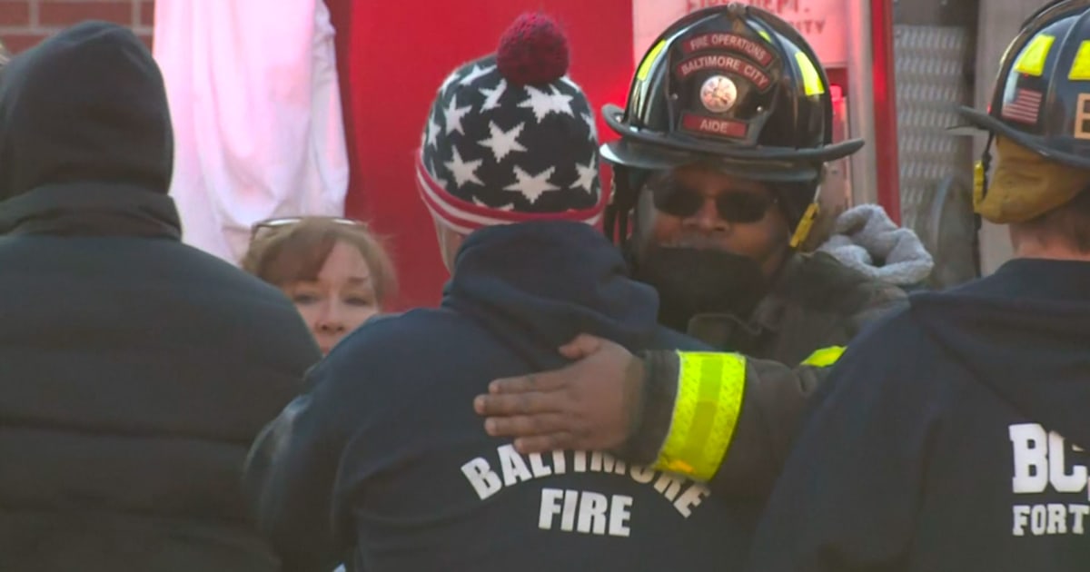Three Baltimore firefighters hospitalized, one trapped after three ...