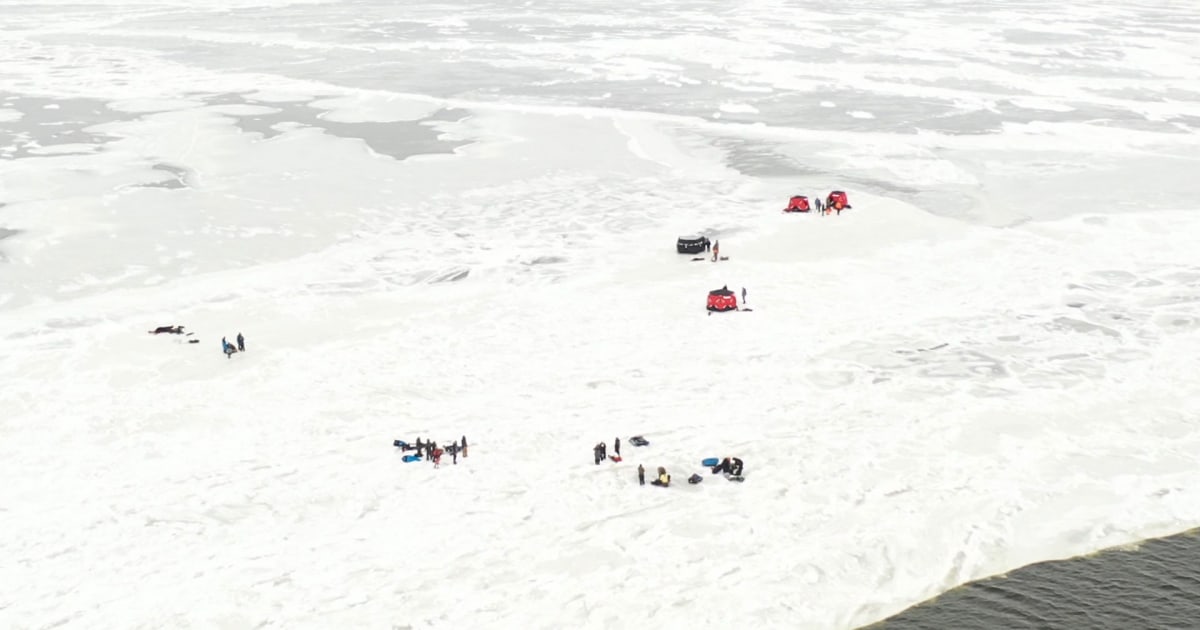 Drone video shows Wisconsin ice rescue, 27 brought to safety