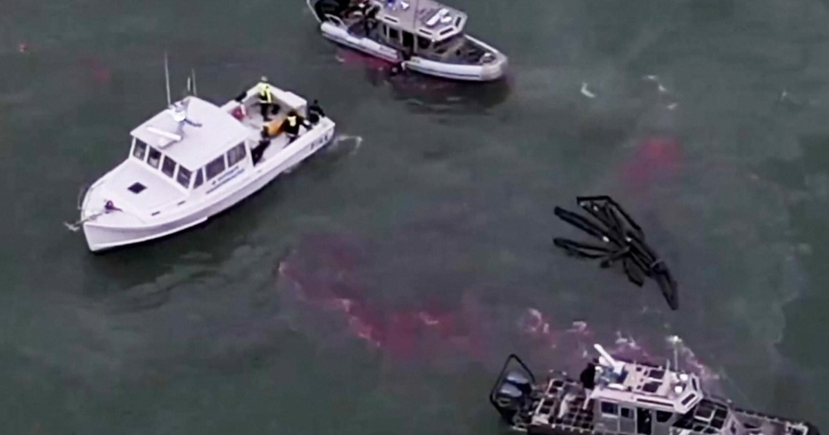 Three fishermen in Massachusetts rescued from sinking boat