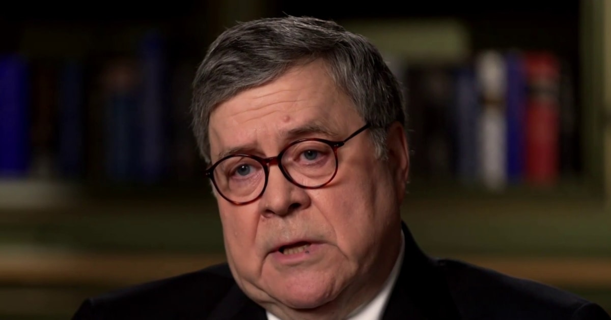 Exclusive: Former AG Barr on Trump’s ‘angry’ response to being told ...