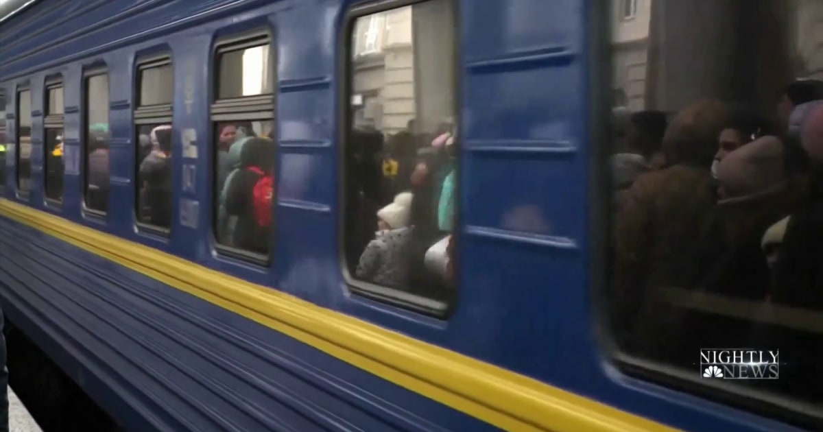 Ukraine’s rail system a lifeline for refugees fleeing war with Russia