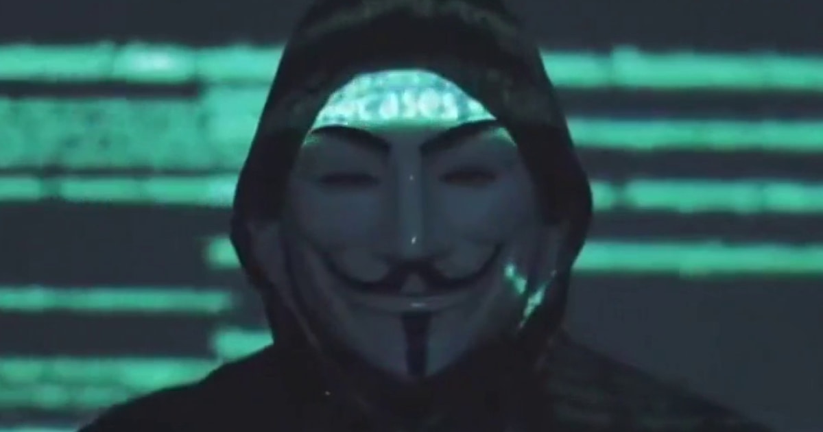 International Hackers Group Anonymous Takes Over Nbc