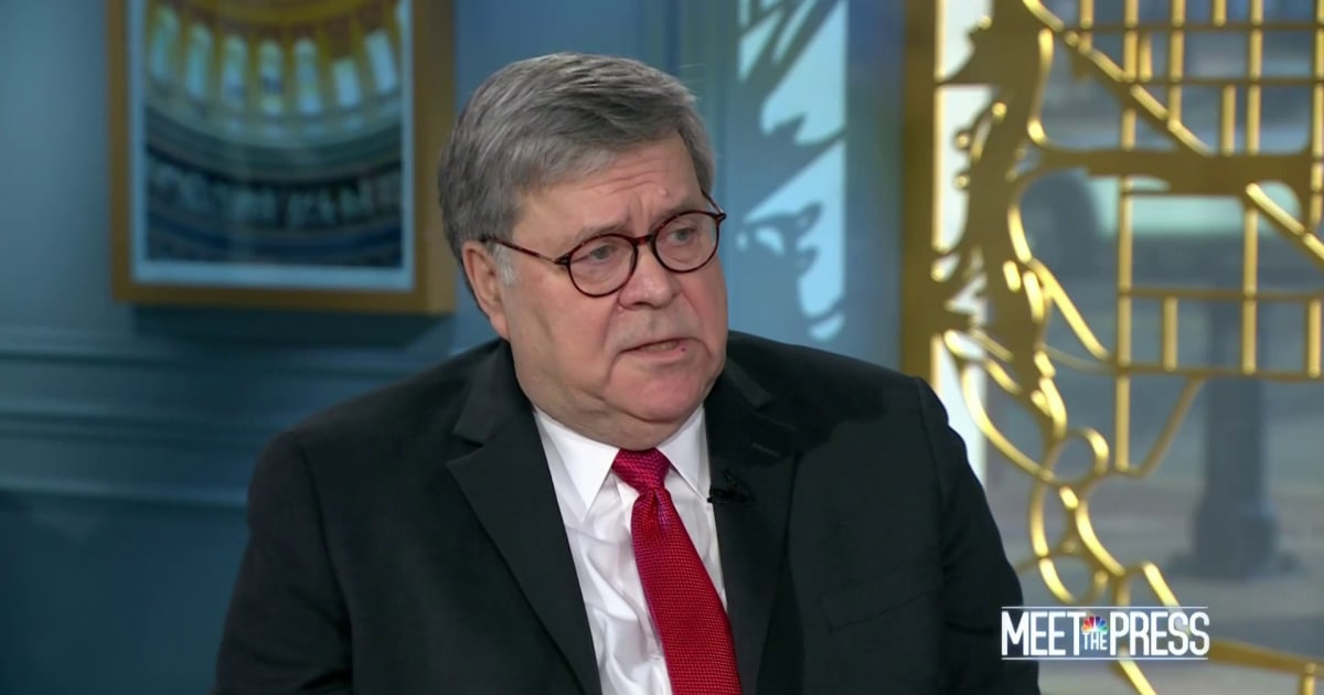 Full Bill Barr Interview: Trump is ‘ultimately to blame’ for listening ...