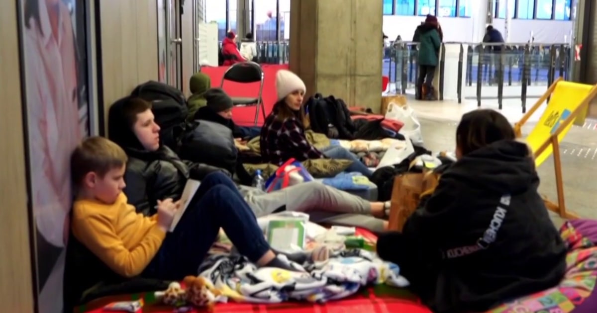 Harvard students help Ukrainian refugees