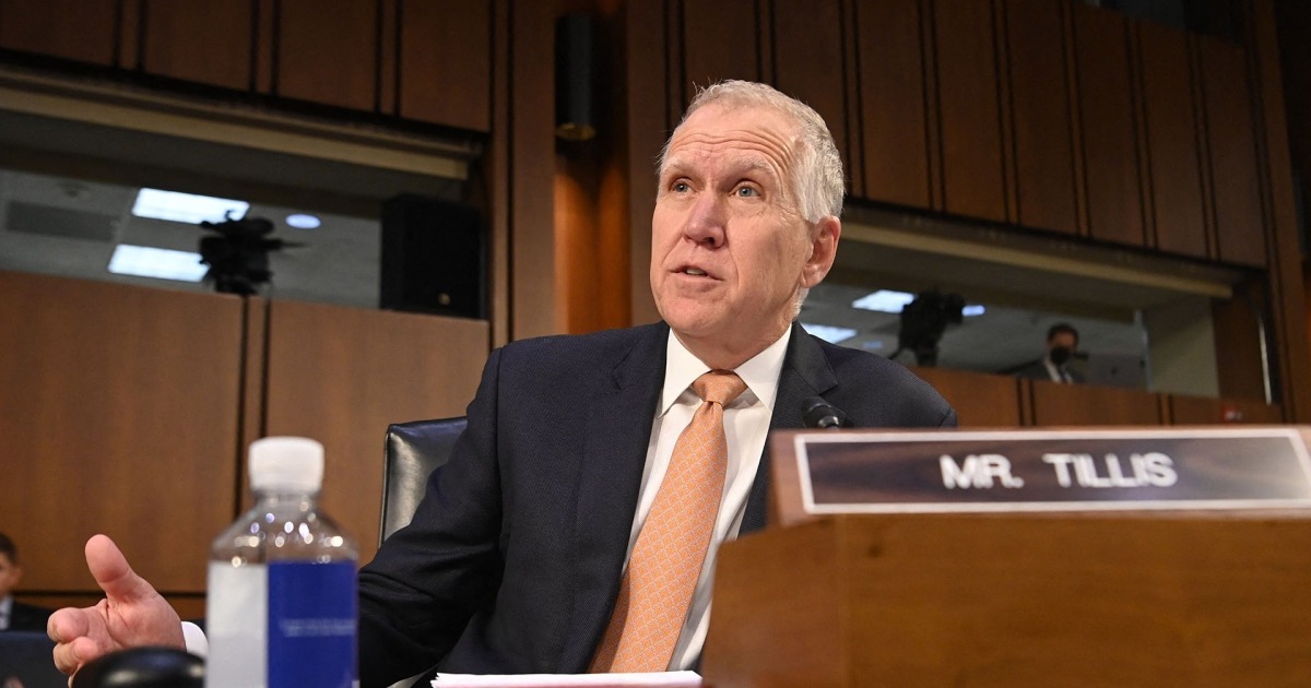 Tillis asks Judge Jackson about her leniency in past sentencing decisions