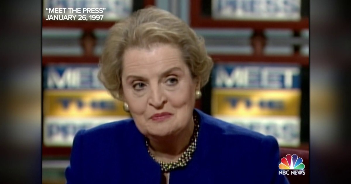 Remembering Madeleine Albright, first female secretary of state