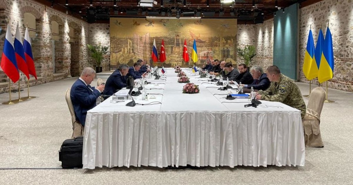 Ukrainian peace talks appear to make progress in Istanbul