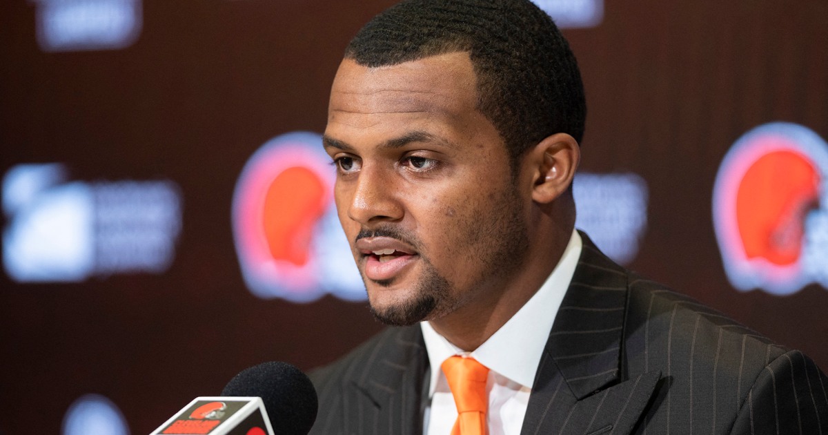 Cleveland Browns introduce Deshaun Watson as new quarterback
