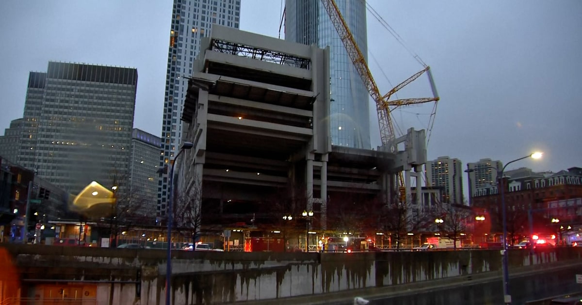 Boston parking garage under construction collapses leaving at least one ...
