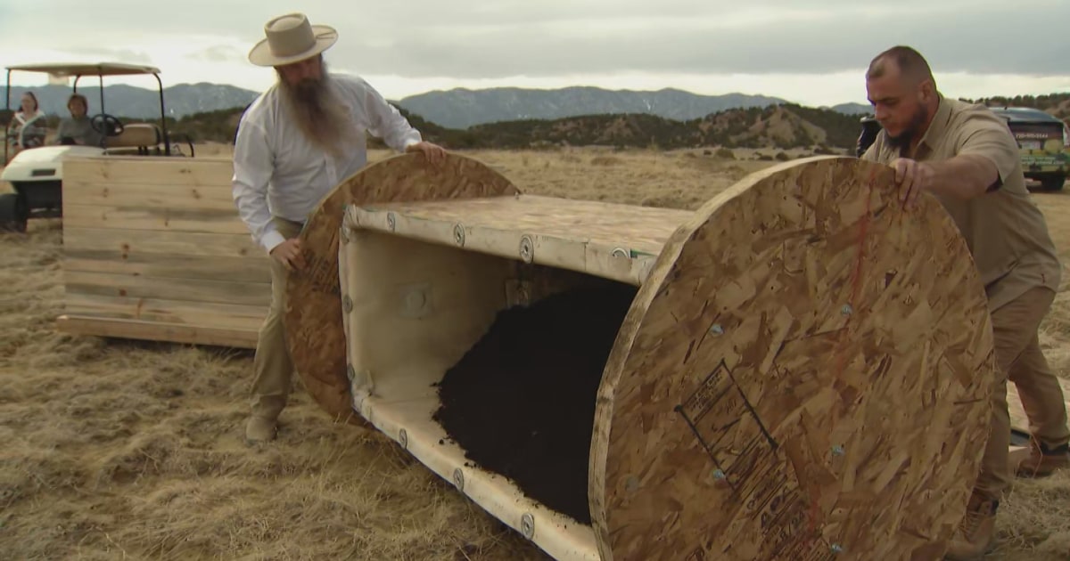 Colorado hosts first funeral for composted human remains