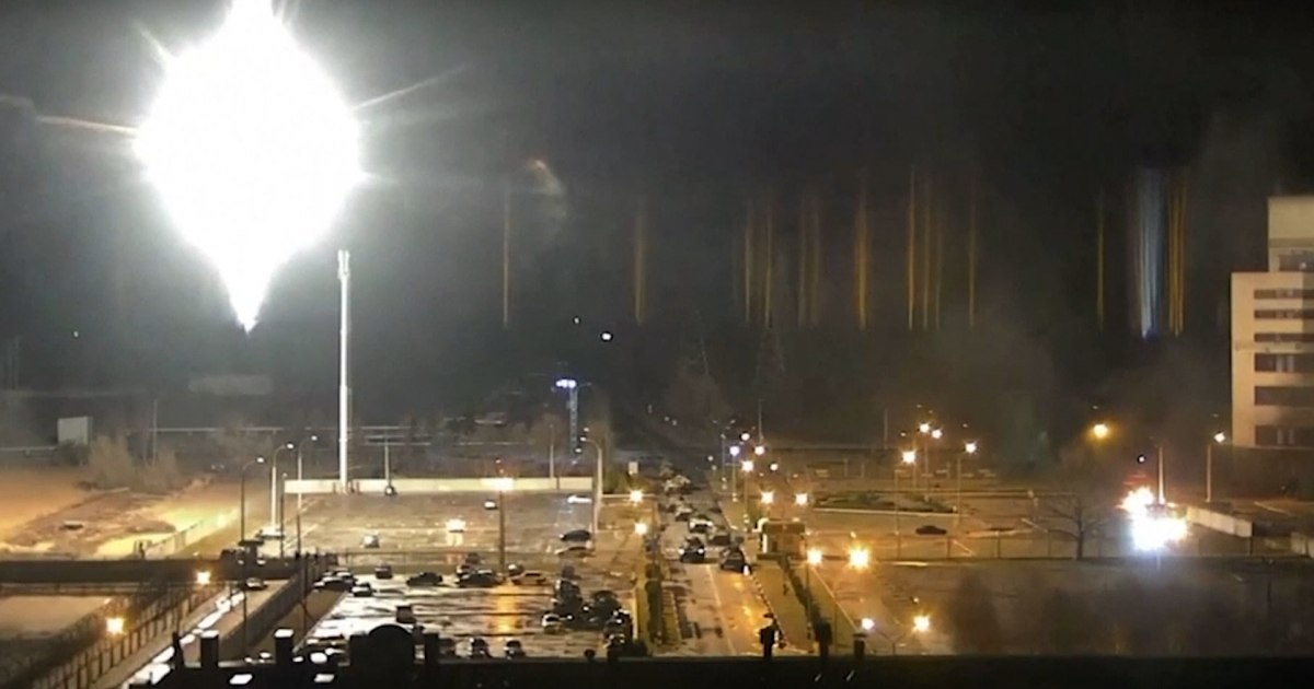 Video shows Russian forces shell nuclear plant in Ukraine