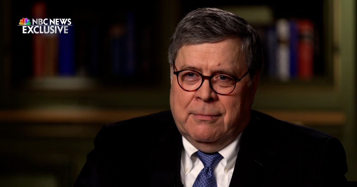 Former AG Barr on the moment Trump accepted his resignation