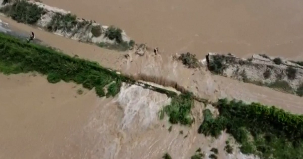 Watch: Drone video shows major flooding in northern Venezuela