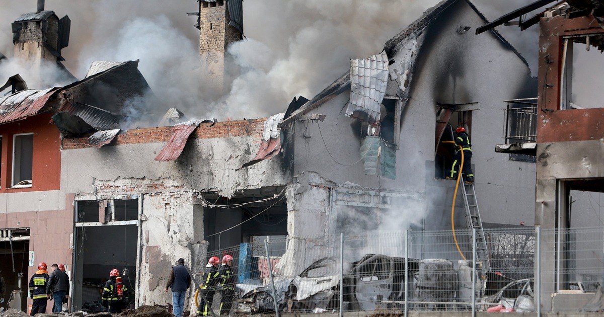 At least seven killed in Russian missile strike in Lviv, Ukraine