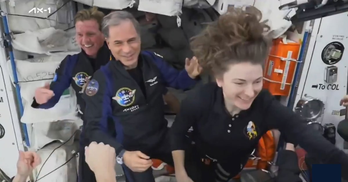 Watch: All-civilian crew arrives at International Space Station