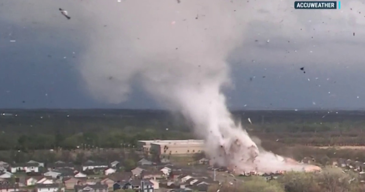 Massive tornadoes touchdown causing devastating damage