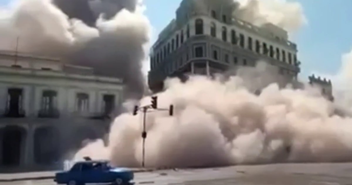 Deadly explosion at Havana hotel