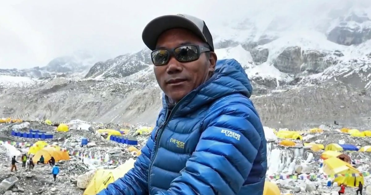 Climber scales Mount Everest for 26th time, breaking his own world record