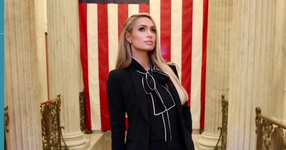 Paris Hilton pushes for congregate care reform during White House visit