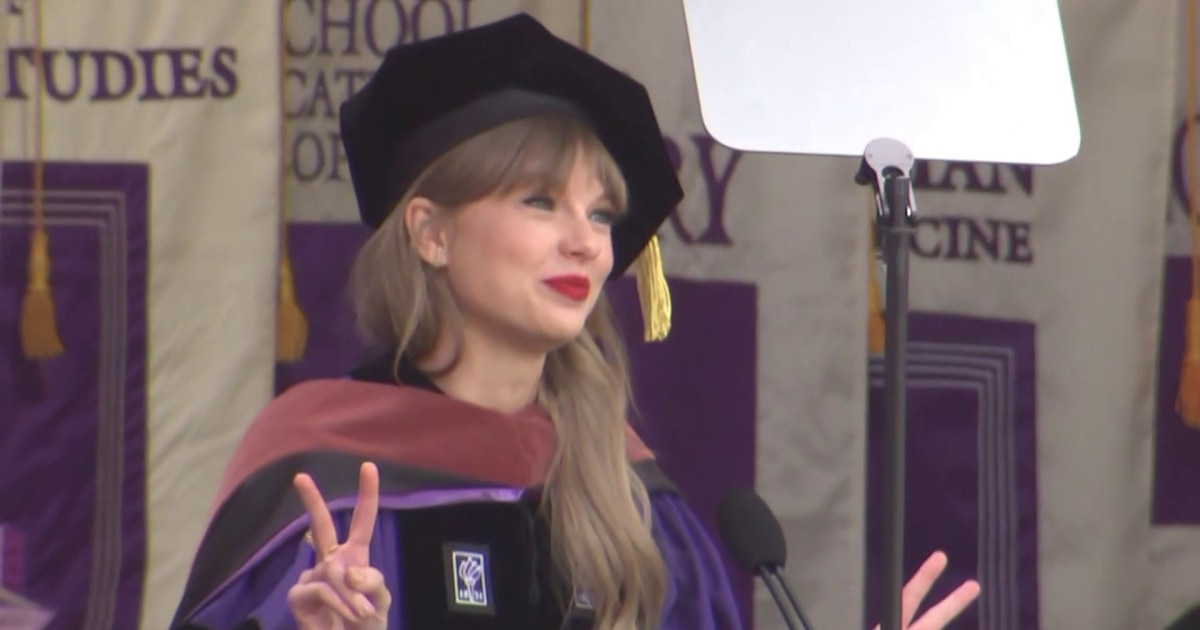 Taylor Swift addresses NYU graduating class of ’22, receives honorary ...