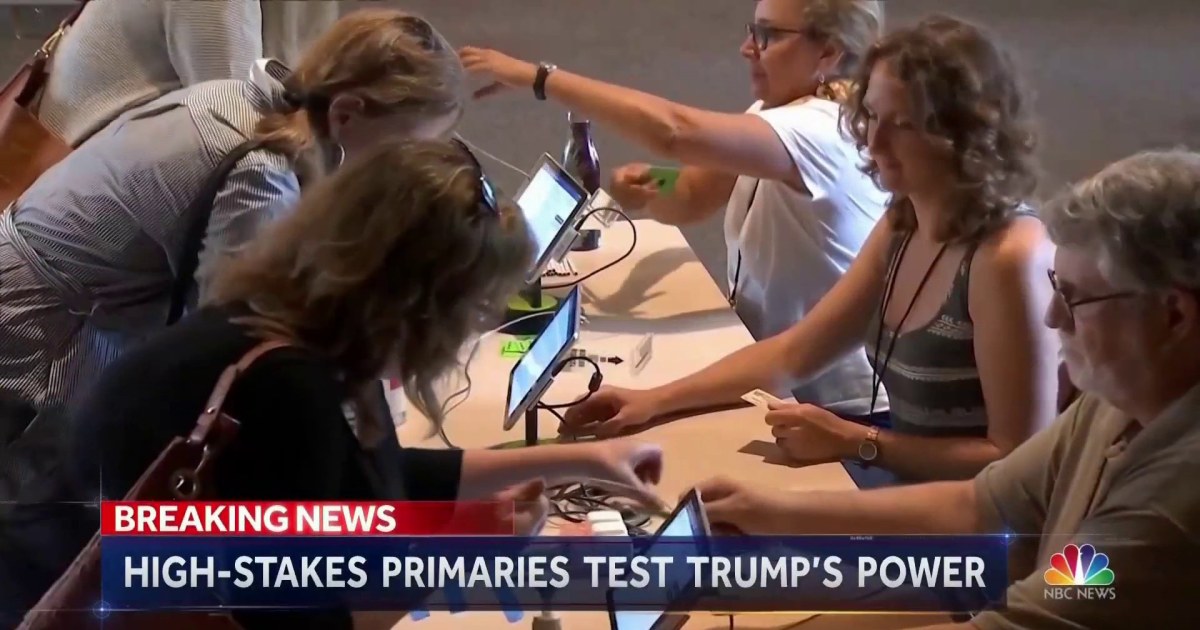 Spotlight on Georgia as Trump’s picks tested in key Republican primaries