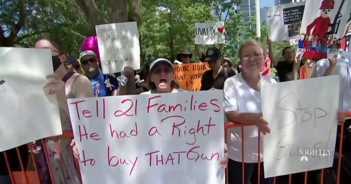 While the NRA convention is held in Houston, protests against gun ...