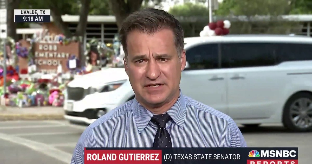 Texas State Senator Roland Gutierrez on need for support for Uvalde ...
